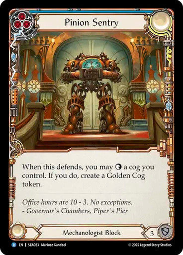 Pinion Sentry – Elves & Espresso